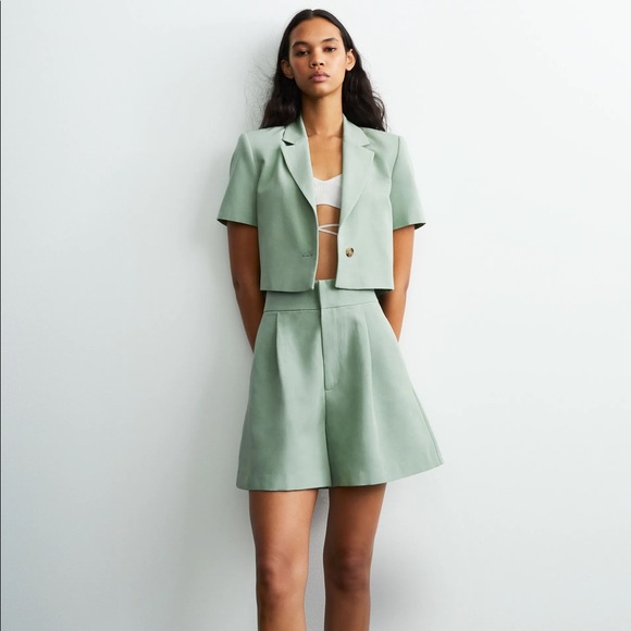 Zara | Shorts | Zara Linen Blend Bermuda Shorts Small Nwt | Poshmark